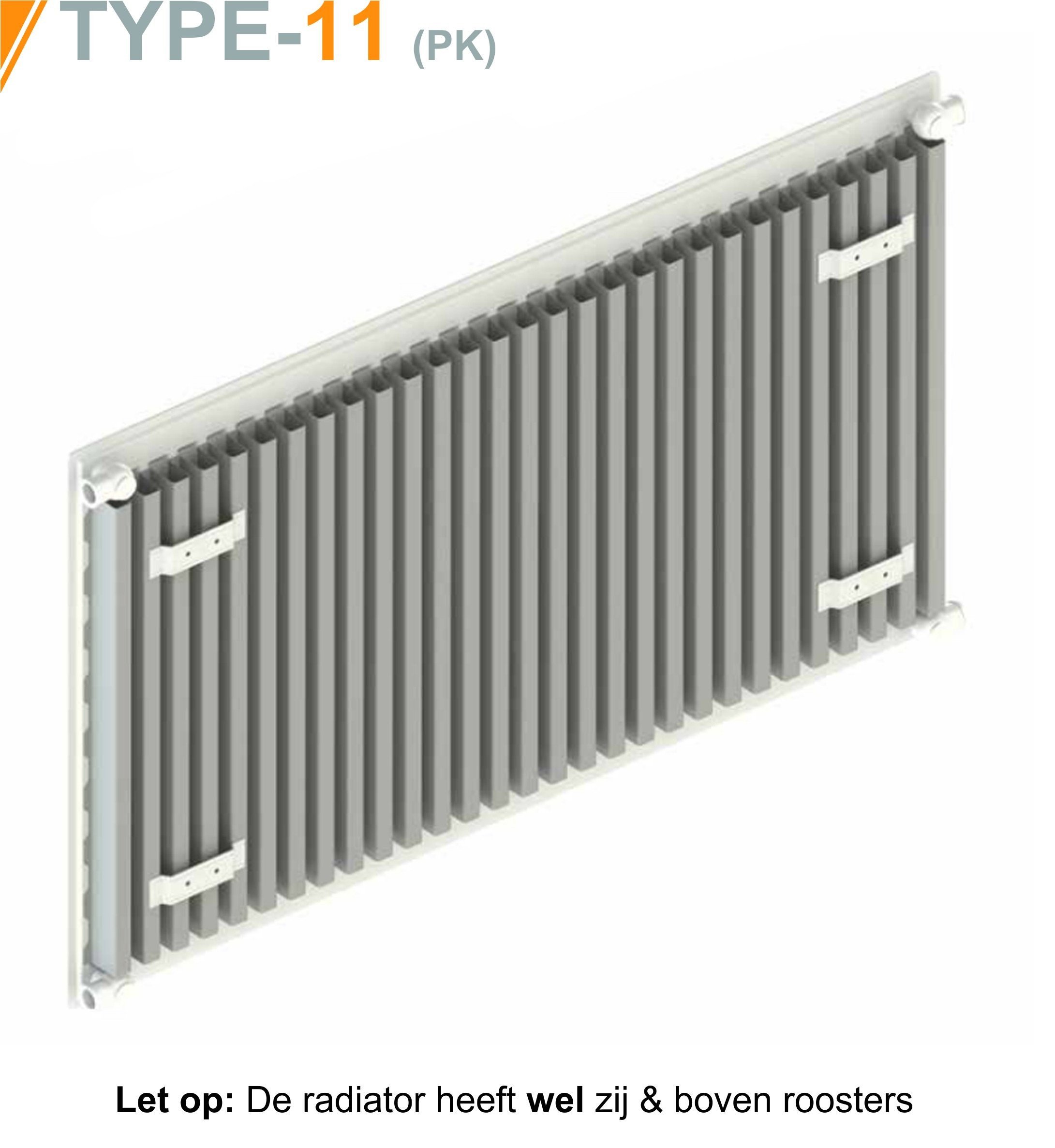 400x600 T11 490 watt Vlakke radiator | BSXL