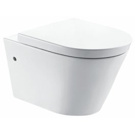 Flow wandcloset rimless met nano coating met Flow toiletzitting ...