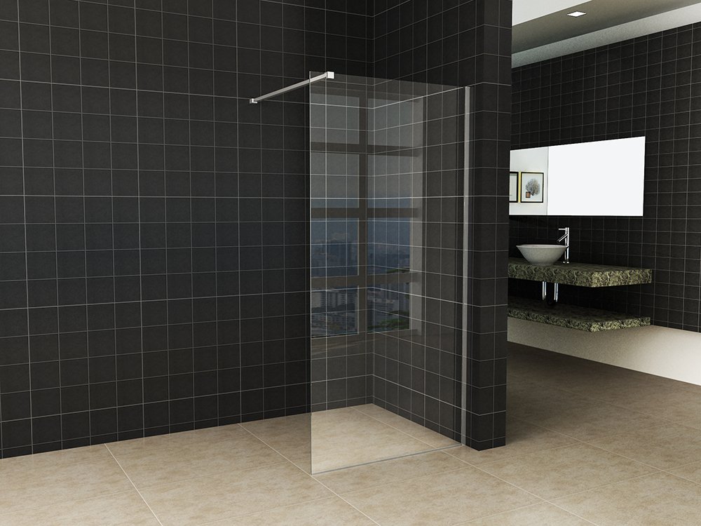 Slim glasplaat 1600 x 2000 x 8 mm nano helder glas - met Nano Coating ...